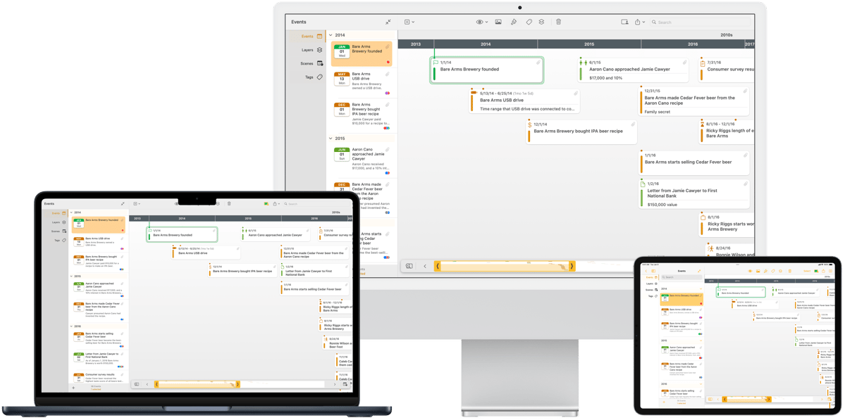 TimelinePad - Create and Present Legal Timelines